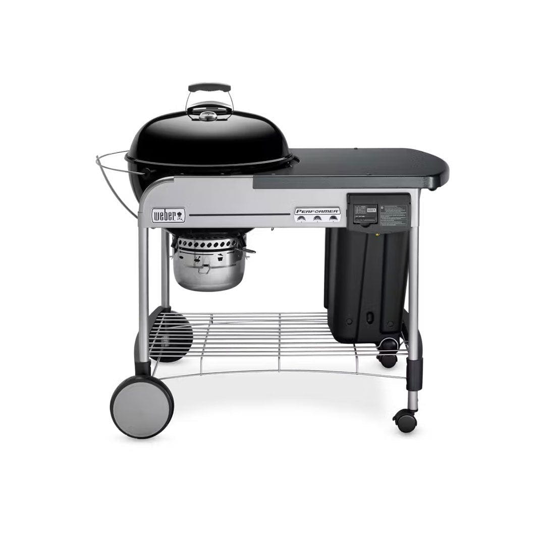 22" Performer Deluxe Charcoal Grill Black